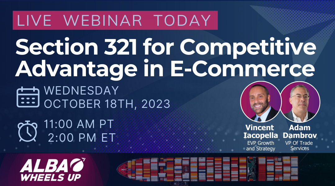 Section 321 for Competitive Advantage in E-Commerce: Register Today!